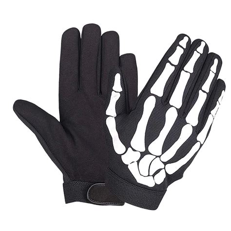 Textile Skeleton Gloves Hudson Leather