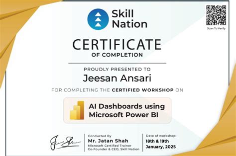 Jeesan Ansari On Linkedin Powerbi Advancedanalytics Certification