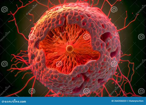 Tumor Growth Generative Ai Illustration Royalty Free Cartoon 264356006