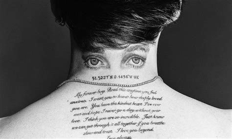 Mid Back Quote Tattoo