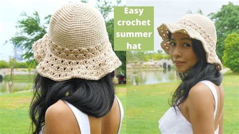 Crochet Summer Hat Pattern Summer Slouch Hat Pattern