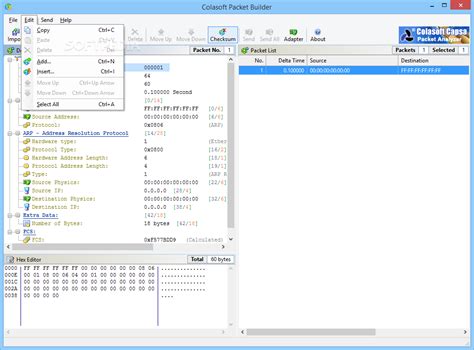 Download Colasoft Packet Builder