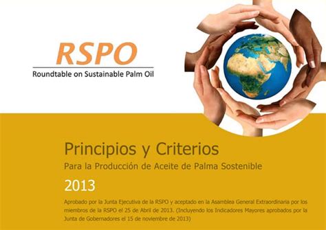 Principios Y Criterios De La Rspo 2015 2024 Pdf