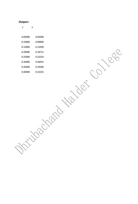 Euler Method In C Pdf