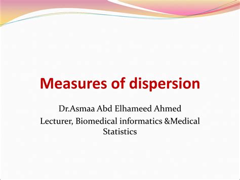 Solution Measures Of Dispersion Statistics 1 Studypool