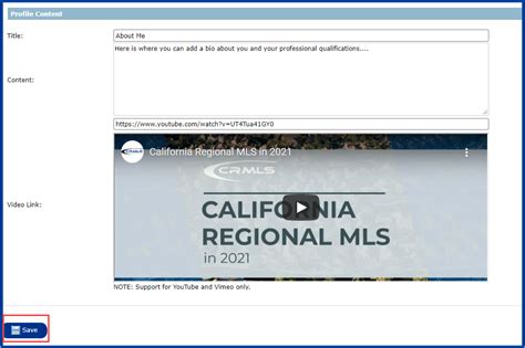 Matrix My Information Settings Crmls Knowledgebase