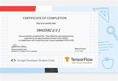 tanushri g v s on linkedin machinelearning artificialintelligence tensorflow gdsc tfughyd…