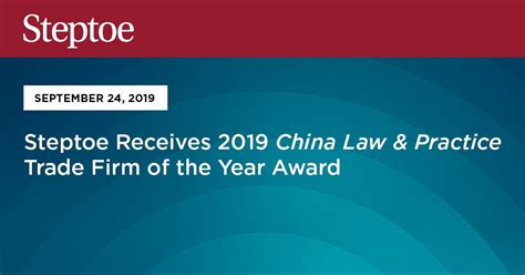 Steptoe Llp On Linkedin Steptoe Receives 2019 China Law And Practice