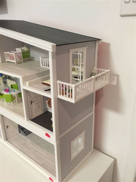 Modern Dollhouse With Furniture And Accessories