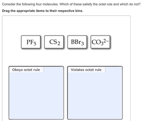 Solved Consider The Following Four Molecules Which Of These