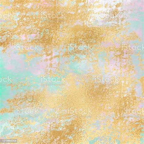 그려진 배경 골드 호 일 그런 지 텍스처입니다 밝은 색상 브러시 스트로크와 추상 수채화 배경 배너 디자인 인사말 카드 파티 초대