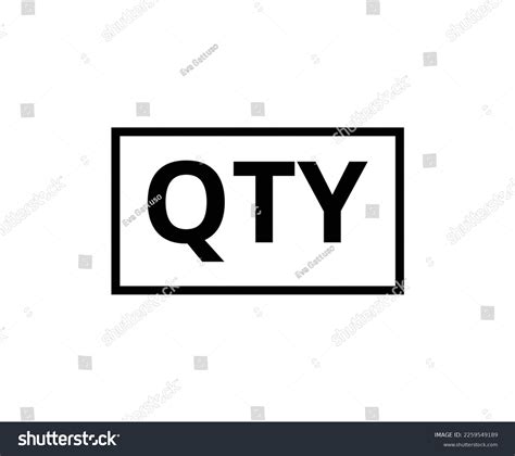 Isolated Quantity Symbol Concept Packaging Regulations Stock Vector Royalty Free 2259549189