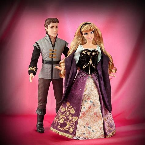 Aurora And Prince Phillip Doll Set Disney Fairytale Designer