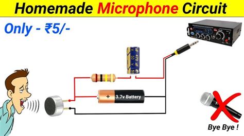 Microphone Circuit घर पर कैसे बनाएं How To Make Mic Pre Amplifier Circuit Without