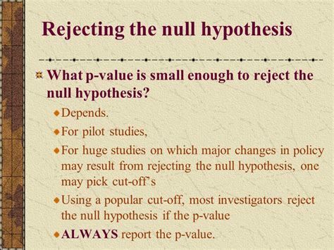 Hypothesis Testing One Sample Means And Proportions Lecture Ppt Download
