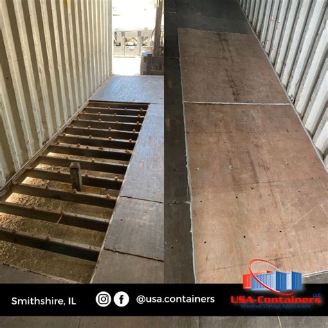 What Is A Shipping Container Floor Made Of Usa Containers Llc