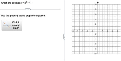 Solved Graph The Equation Yx2 4use The Graphing Tool To