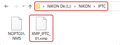 D6 Tips Iptc Metadata Technical Solutions Nikon Professional Services