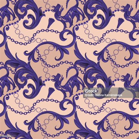 장식 전령 사자와 바로크 로코코 테두리 프레임 요소와 원활한 패턴 0명에 대한 스톡 벡터 아트 및 기타 이미지 0명 개인 장식품 개체 그룹 Istock