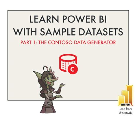 Kurt Buhler Auf Linkedin Learn Power Bi With Sample Datasets Part 1