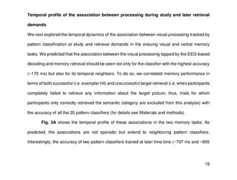 Relationship Between The Accuracy Of The Pattern Classifier Trained At