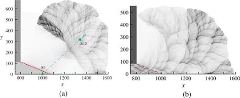 5 Numerical Soot Foils For A Planar Detonation Diffractions W 110 B