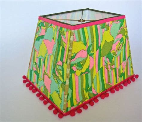 Colorful Rectangular Lamp Shade Large Lamp Shades Etsy Large Lamp Shade Custom Lamp Shades
