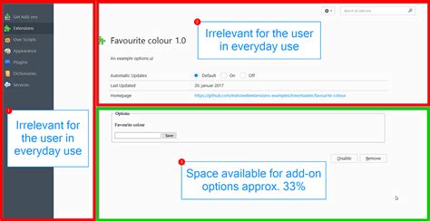 Dedicated Options Window With Webextensions Development Mozilla Discourse