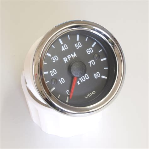 Vdo Chrom Cockpit International Drehzahlmesser 52mm 8000 Umin Ebayde