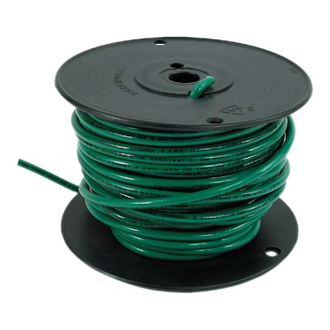 Wire Copper 08g 100 Ft Green
