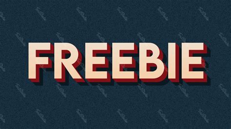 Retro Text Effect Vector File Illustrator Premium