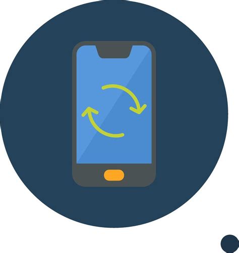Smartphone Data Sync Vector Icon 38575111 Vector Art At Vecteezy