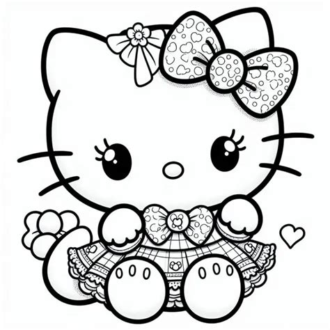 36 Desenhos Hello Kitty Para Colorir E Imprimir Pdf