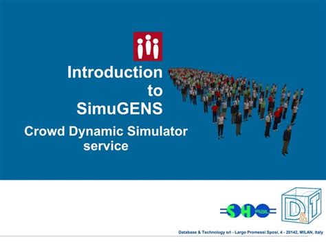 Crowd Dynamics Simulation Service Ppt