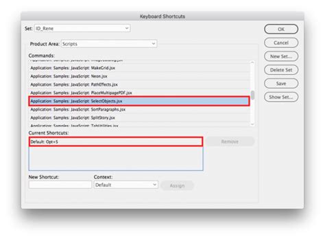 Assigning Keyboard Shortcuts To Scripts CreativePro Network