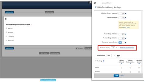 Updated Feature Advanced Randomization Questionpro