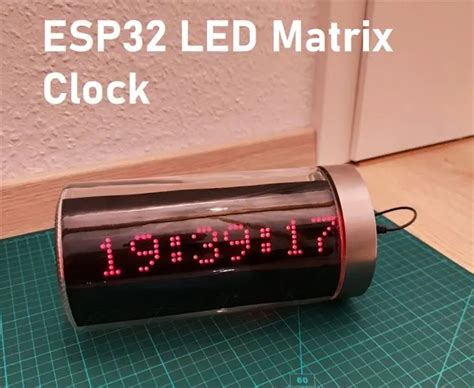Esp32 Led Matrix Uhr Gunook Wie Es Funktioniert