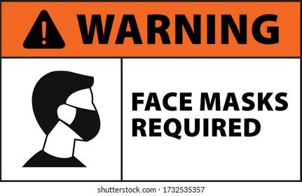 No Face Mask No Entry Sign Stock Vector Royalty Free Shutterstock