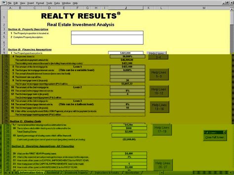 comparative lease analysis excel spreadsheet for comparative lease