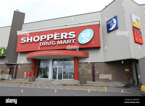 Toronto On Canada August 3 2024 The Logo And Brand Sign Of Shoppers Drug Mart Store In