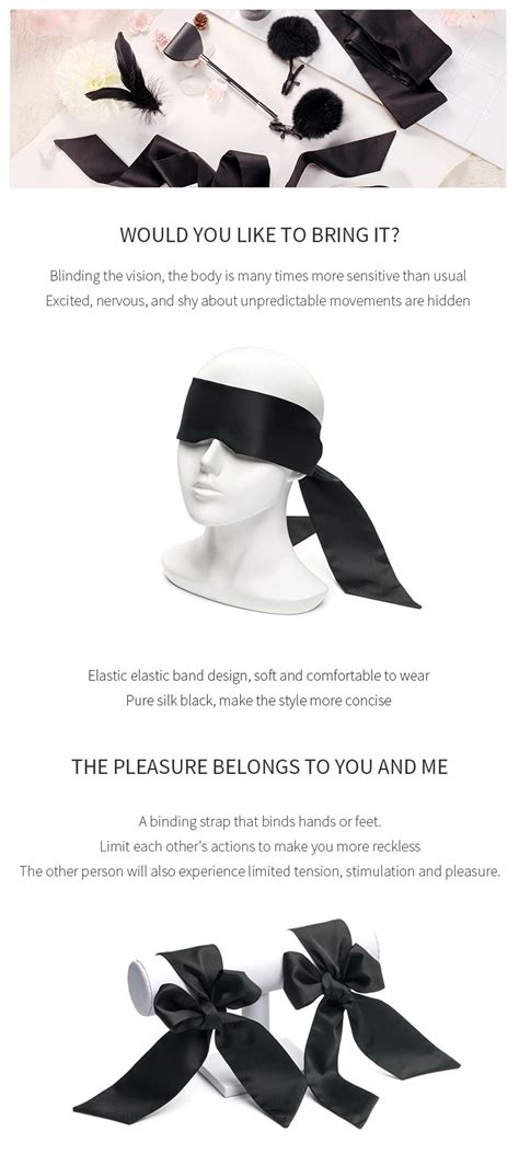 Bdsm Kit Satin 6 Piece Bondage Kit Sexlovemall Bdsm Kit Satin 6 Piece Bondage Kit Sexlovemall