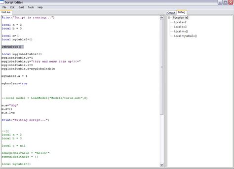 Lua Debugger Programming Leadwerks Community Best Game Engine For Vr Optimized For Fastest