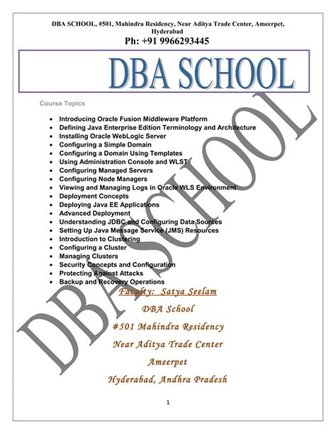 Oracle Fusion Middleware Web Logic Admin Pdf