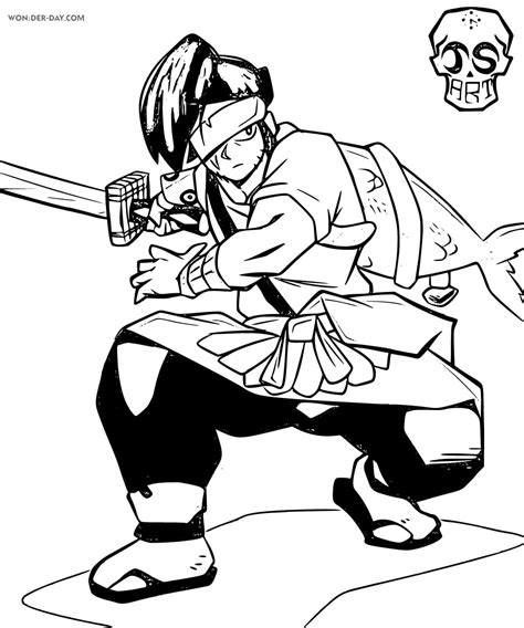 Brawl Stars Kenji Coloring