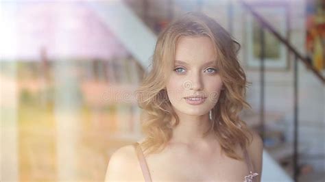 Female Model Posing In Underwear Stock Footage Video Of Body Purple 74693474