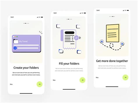 Mobile Onboarding Designs Themes Templates And Downloadable Graphic Elements On Dribbble