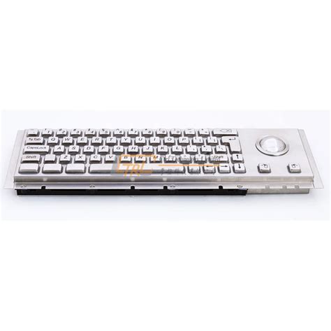 Cherry Key Type Stainless Steel Keyboard With Trackball Kiosk