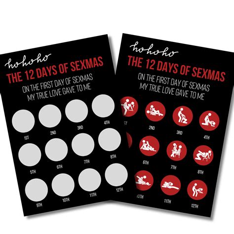 Scratch Off Card Naughty Adult Advent Calendar Sexy Christmas