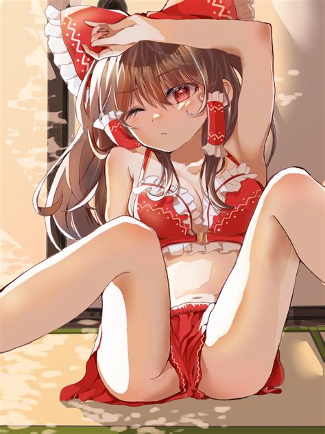 Hakurei Reimu Touhou Drawn By Harukaze Koyomi Danbooru