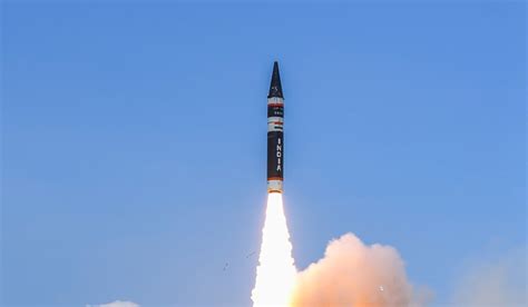 India Says It Successfully Test Fired Next Gen Nuclear Ballistic Missile